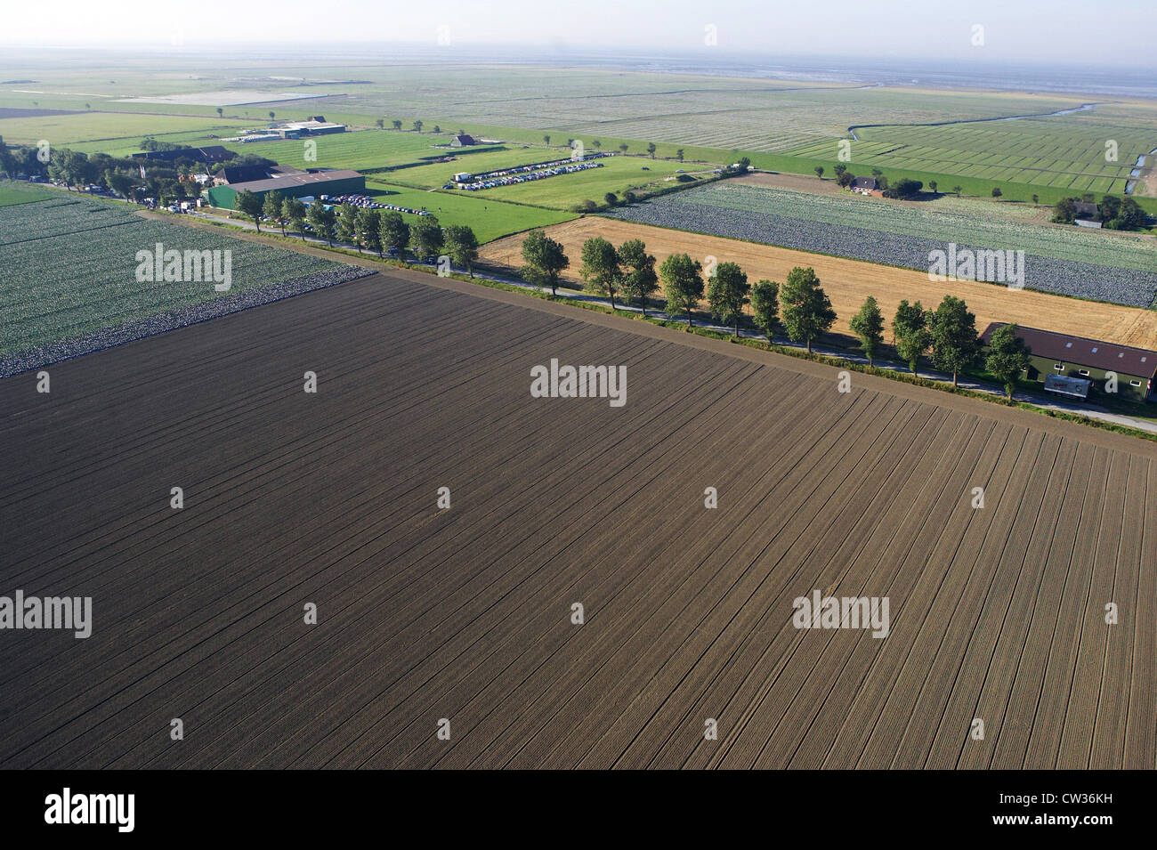 Dithmarschen from the air Stock Photo - Alamy