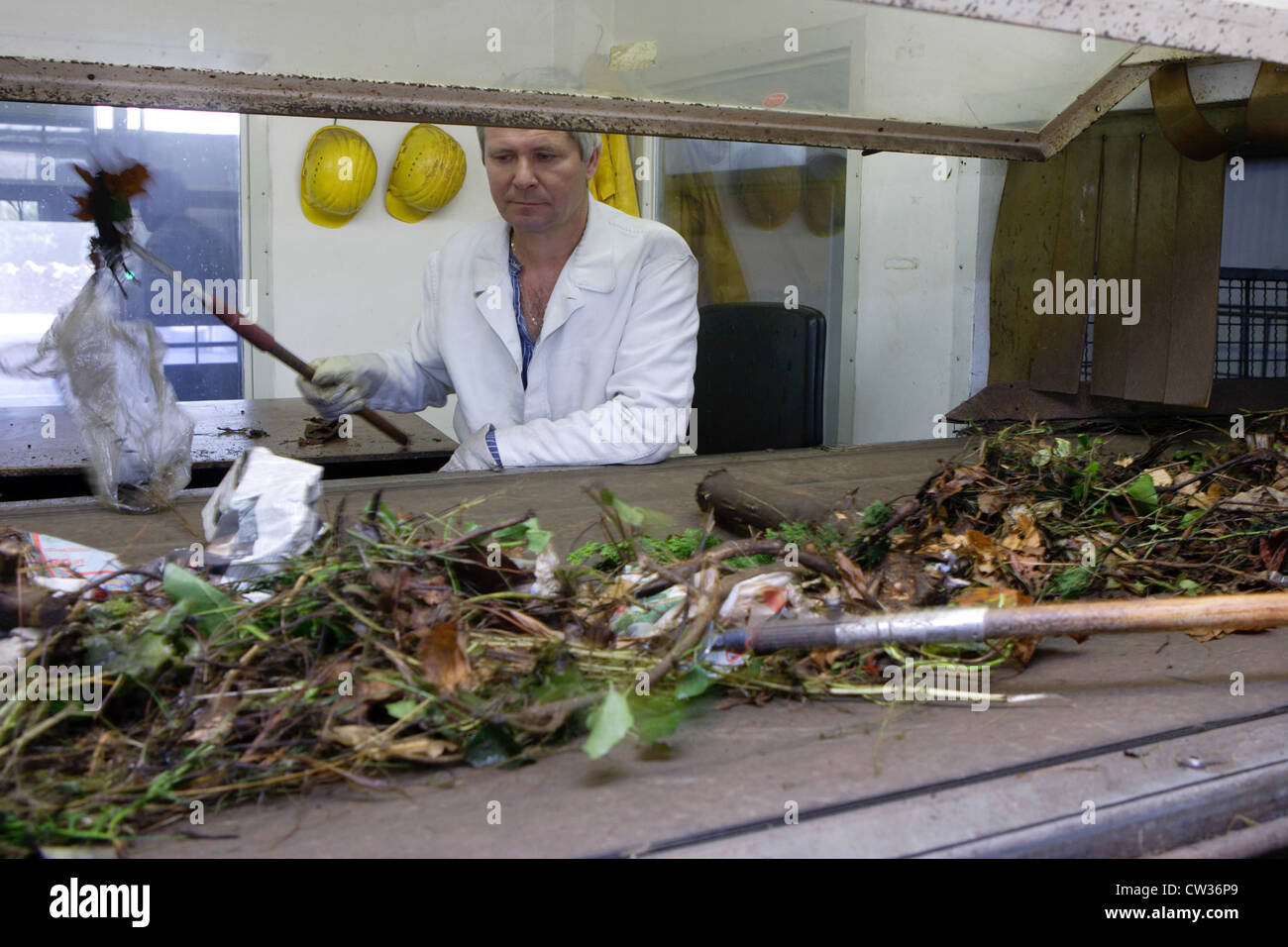 Composting plant, organic waste Stock Photo - Alamy