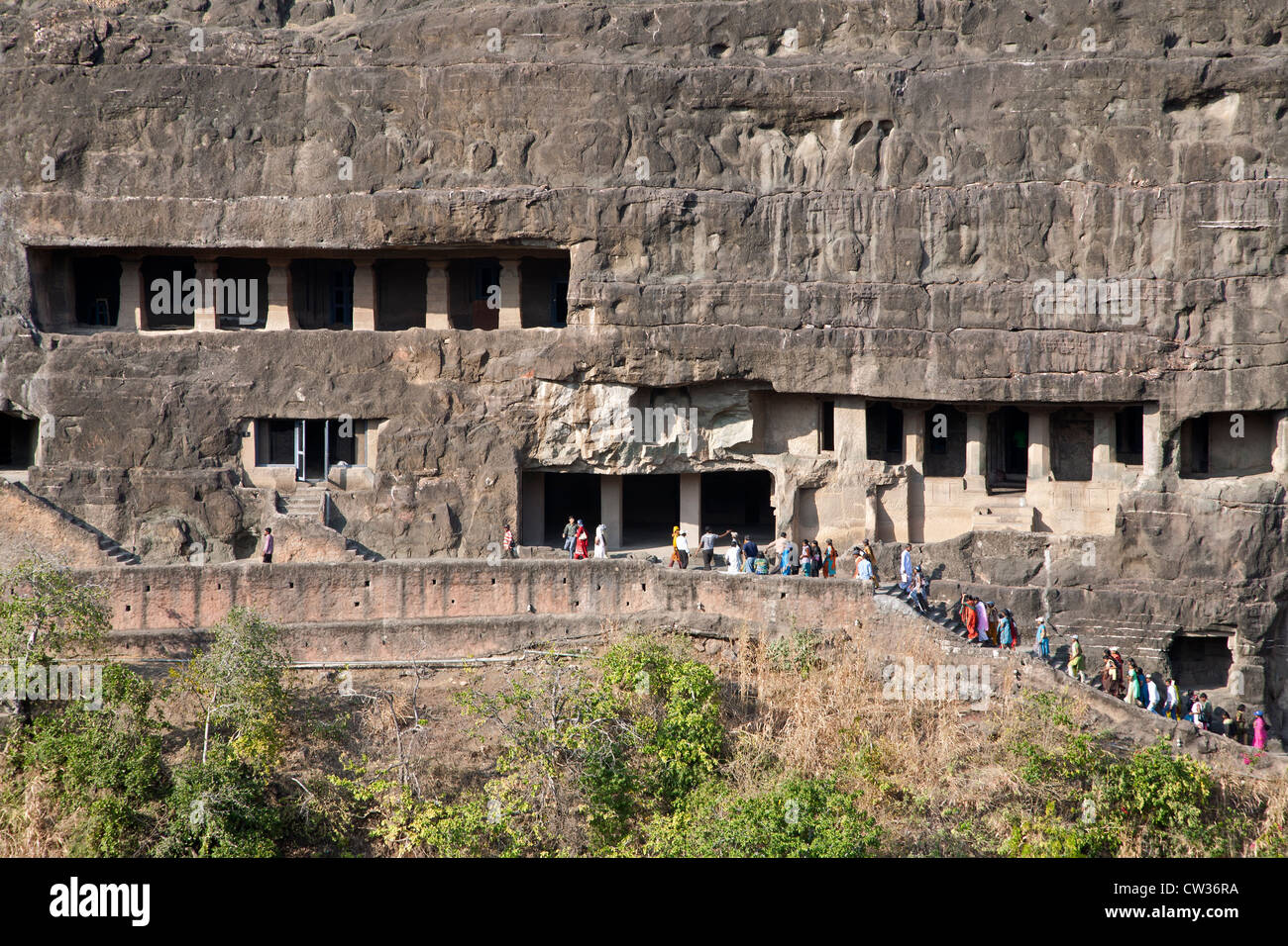 Ajanta caves. Maharashtra. India Stock Photo - Alamy