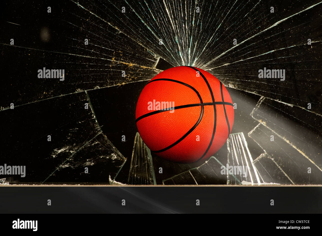 Broken window glass ball hi-res stock photography and images - Alamy