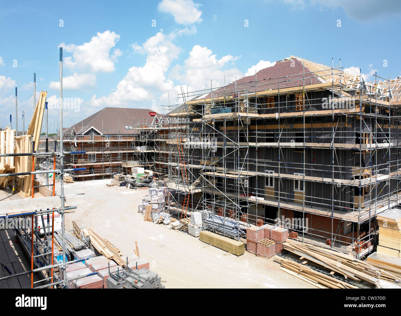 Housing under construction Stock Photo - Alamy