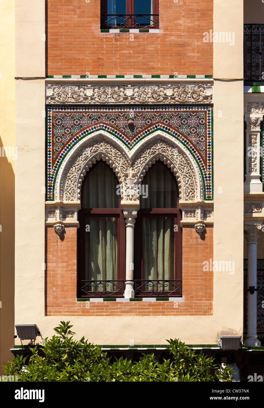 Seville, Andalusia, Spain, Europe. Ornamental and highly decorated ...