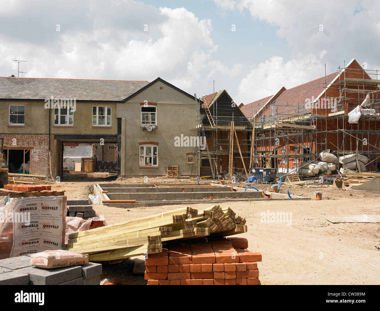 Housing under construction Stock Photo - Alamy