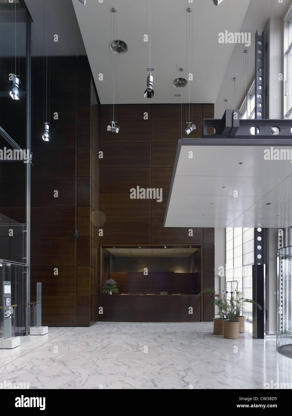 Contemporary hotel concierge Stock Photo - Alamy