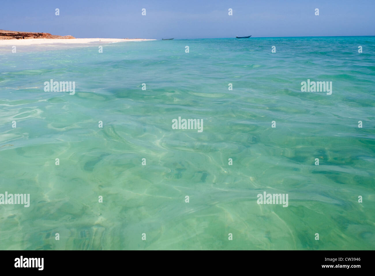 The sea on the Island of Socotra, Yemen, Western Asia, Arabian ...