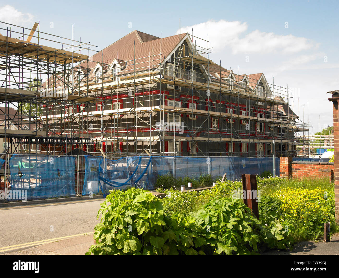 Housing under construction Stock Photo - Alamy