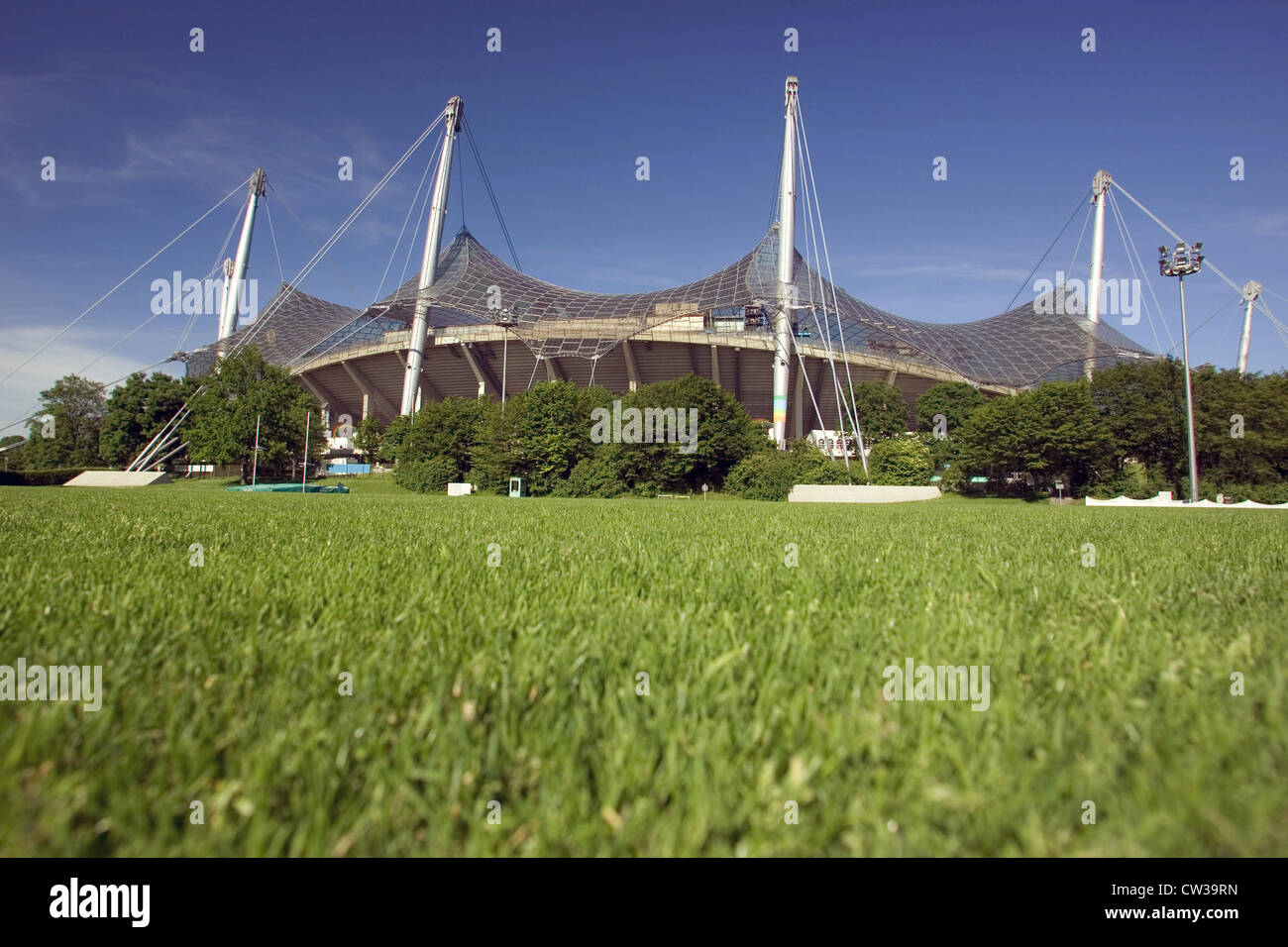 Munich, overlooking the Olympic Stadium Stock Photo - Alamy