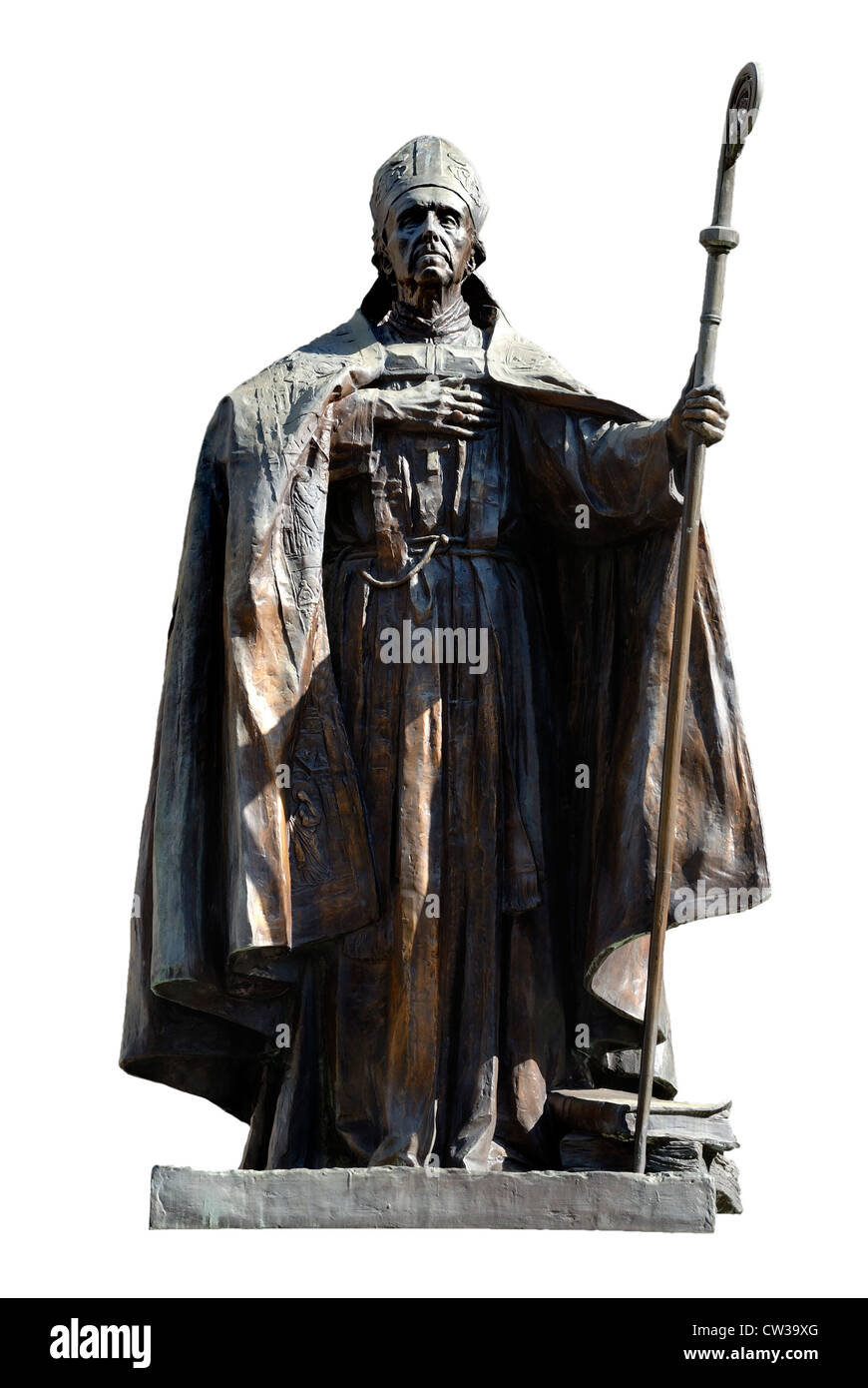 Brussels belgium statue cardinal mercier hi-res stock photography and ...