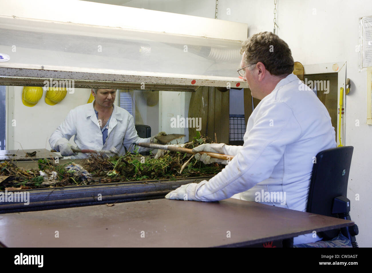 Composting plant, organic waste Stock Photo - Alamy