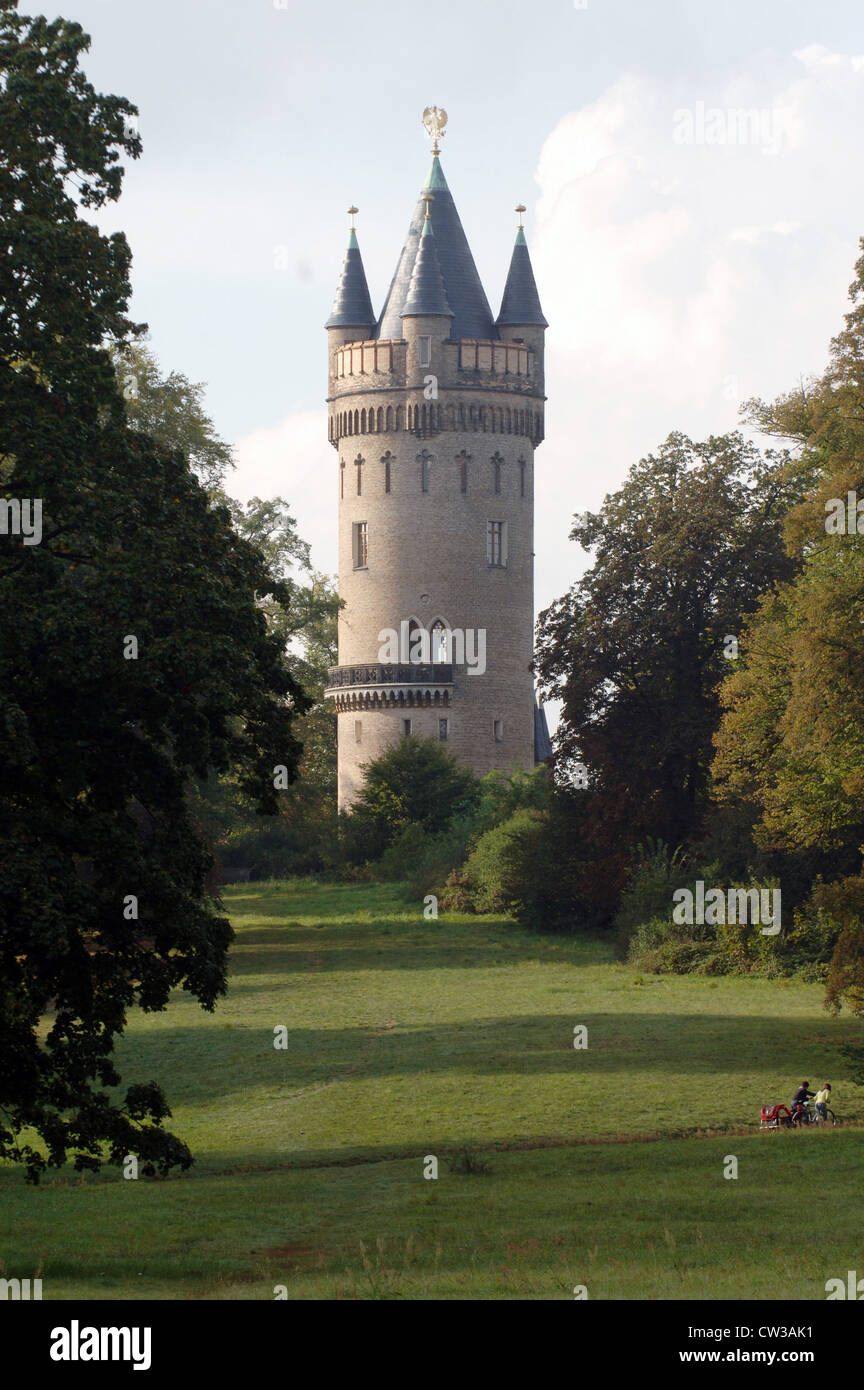 The Flatow Tower in Park Babelsberg, Potsdam Stock Photo - Alamy