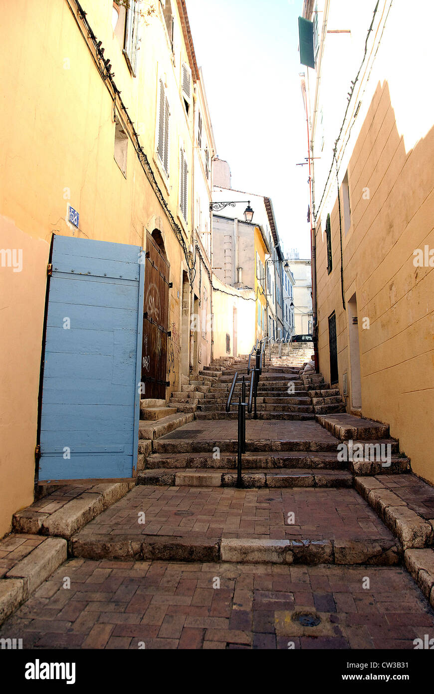 Typical french street scene hi-res stock photography and images - Alamy