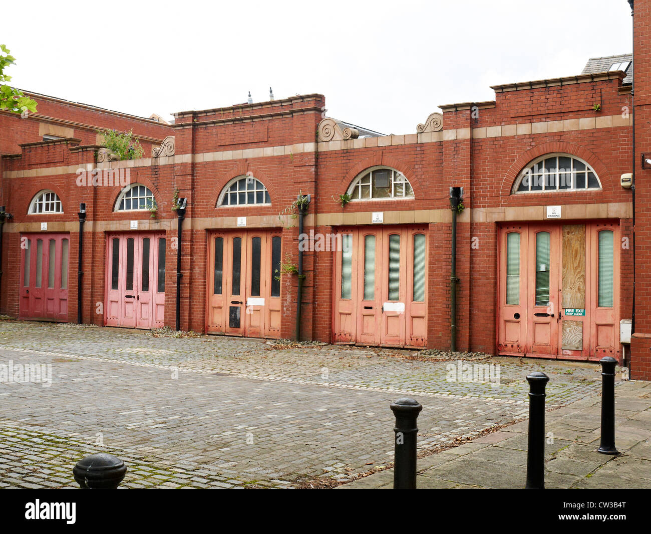Fire engine garages at The Old Fire Station, part of University of ...