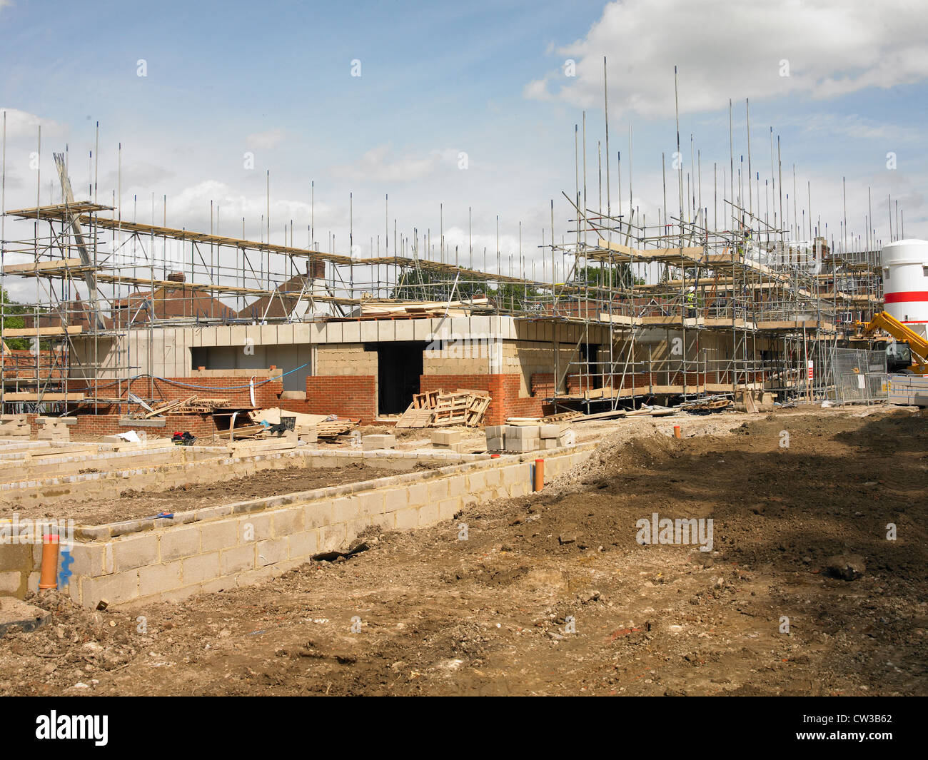 Housing under construction Stock Photo - Alamy