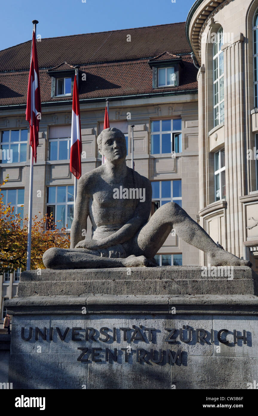 Main entrance of the Technical University of Zurich (Switzerland Stock ...