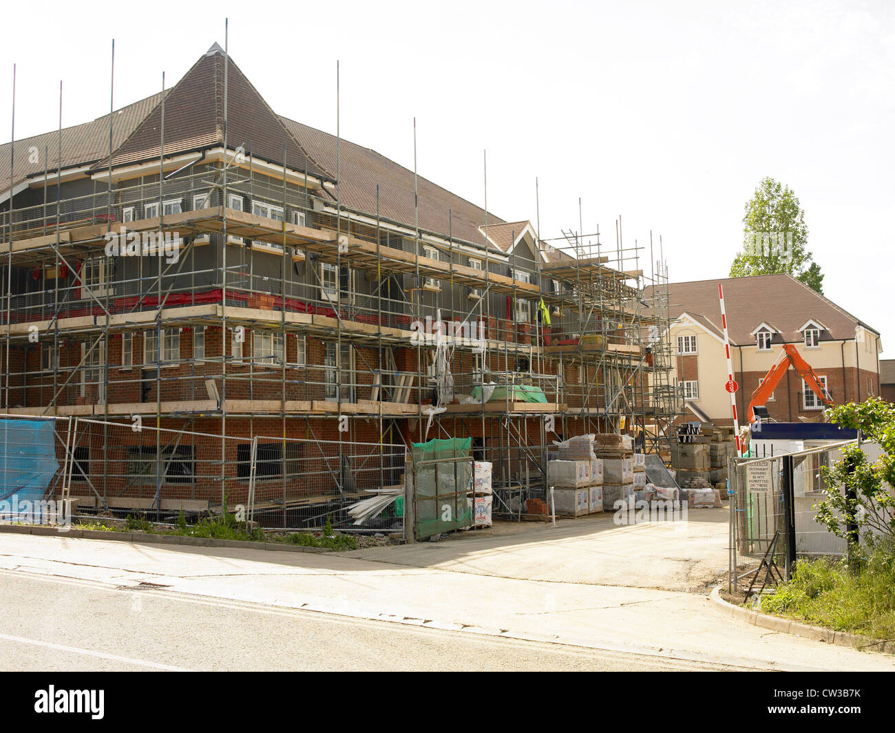 Housing under construction Stock Photo - Alamy