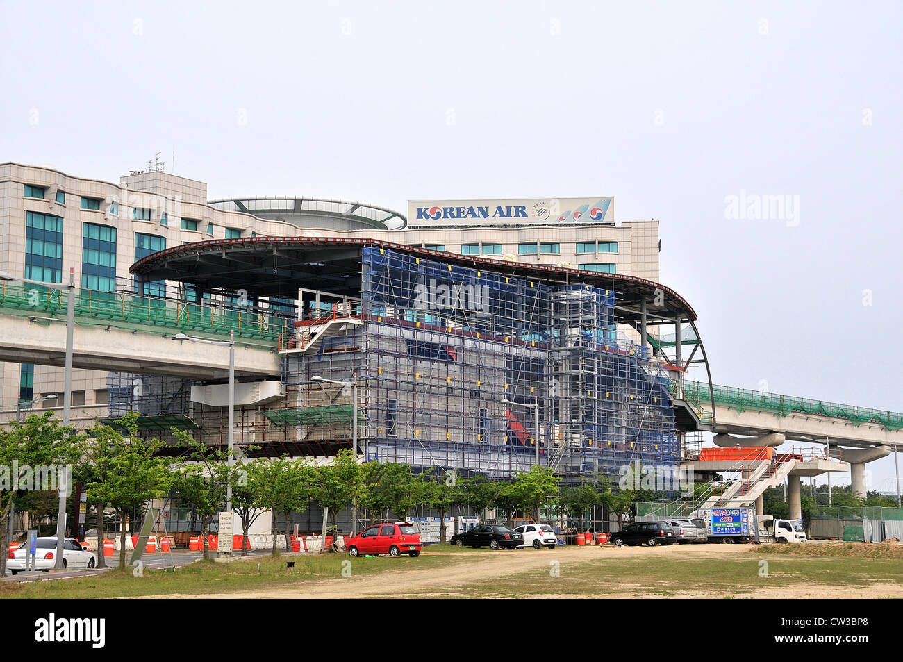 railway station in construction Incheon South Korea Asia Stock Photo ...