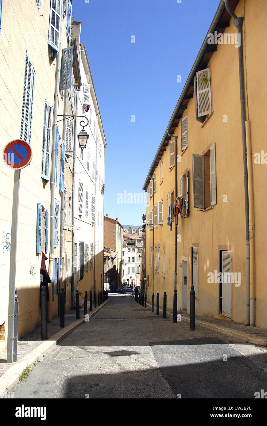 street scene Marseille Bouches du Rhone Provence Cote d'Azur France ...