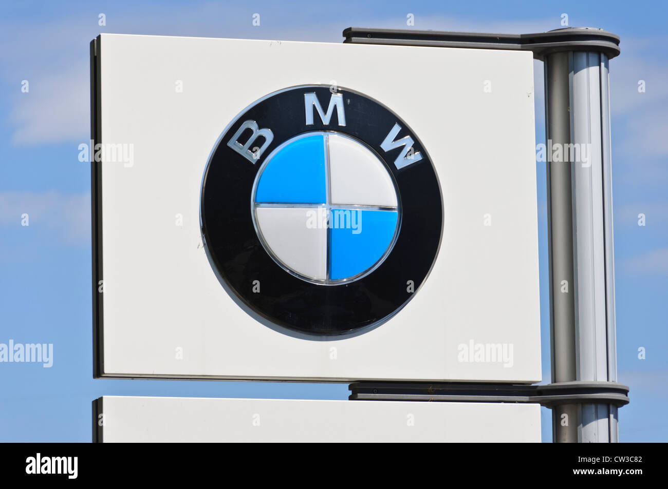 BMW Company Logo Street Sign - Heilbronn Germany Europe Stock Photo - Alamy