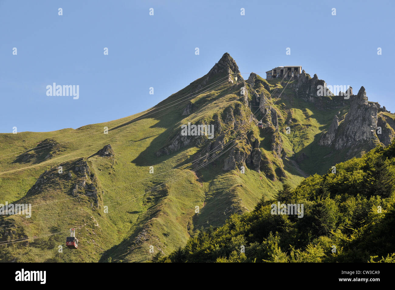 Massif Central Mountain Range
