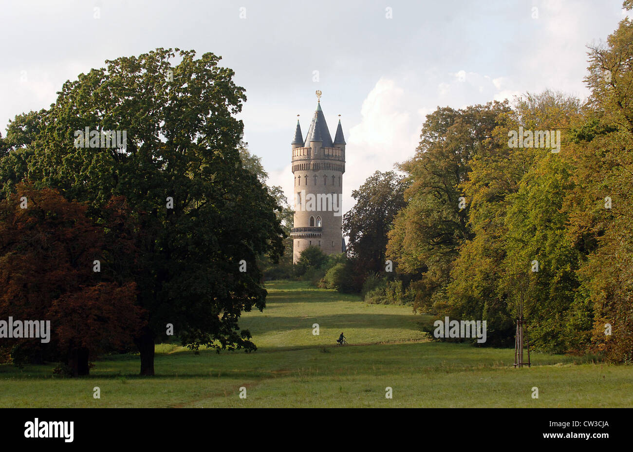 The Flatow Tower in Park Babelsberg, Potsdam Stock Photo - Alamy