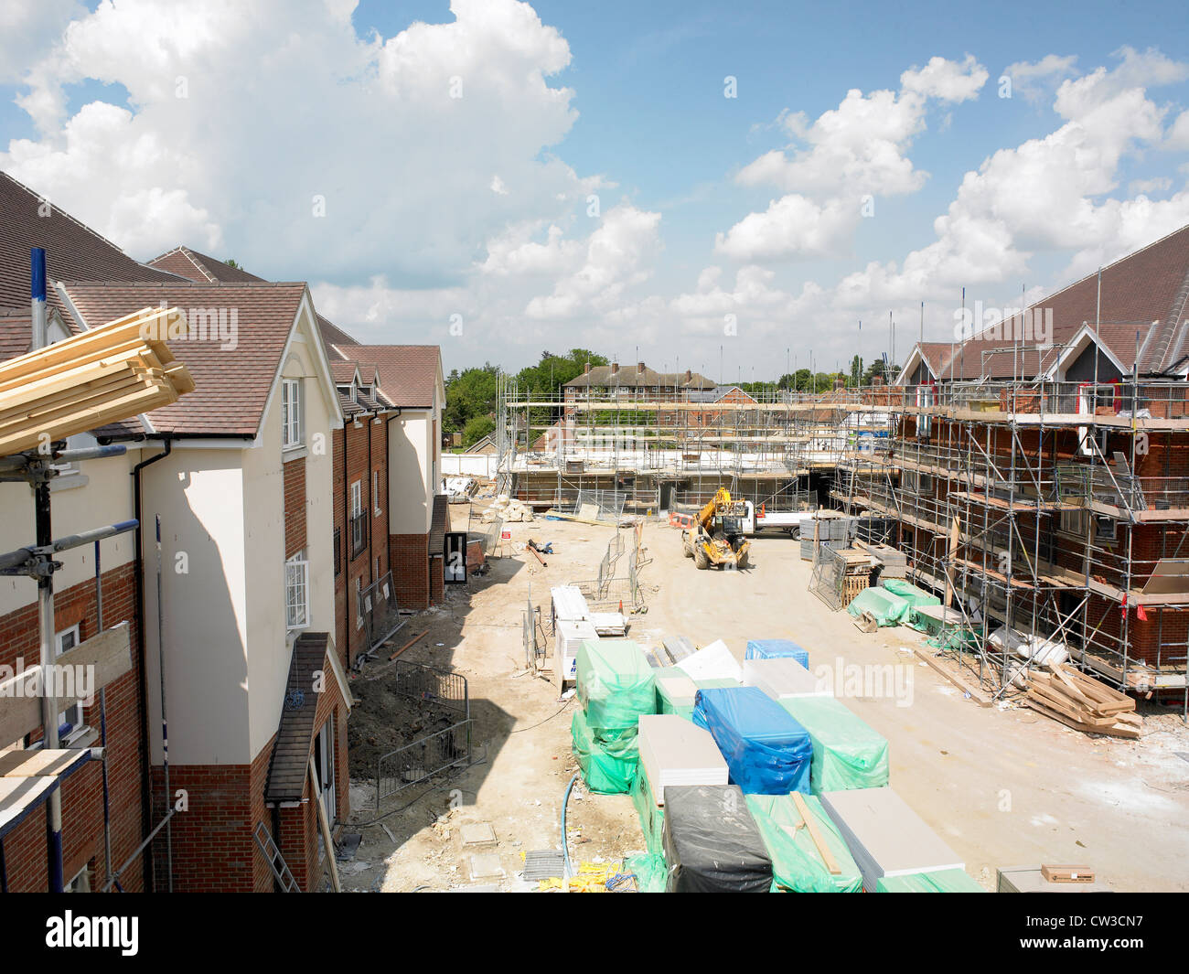 Housing under construction Stock Photo - Alamy
