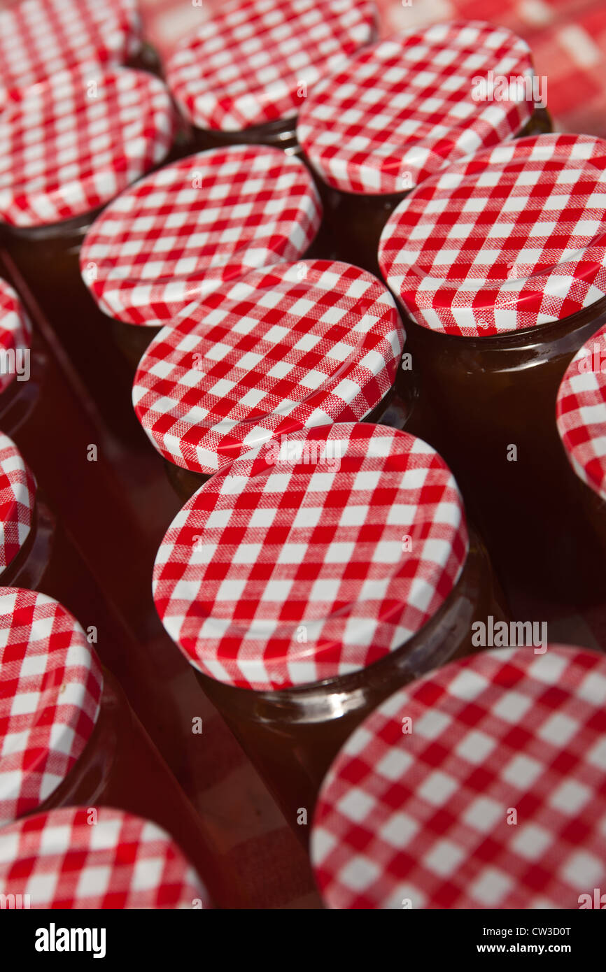 Jam jar lids hi-res stock photography and images - Alamy