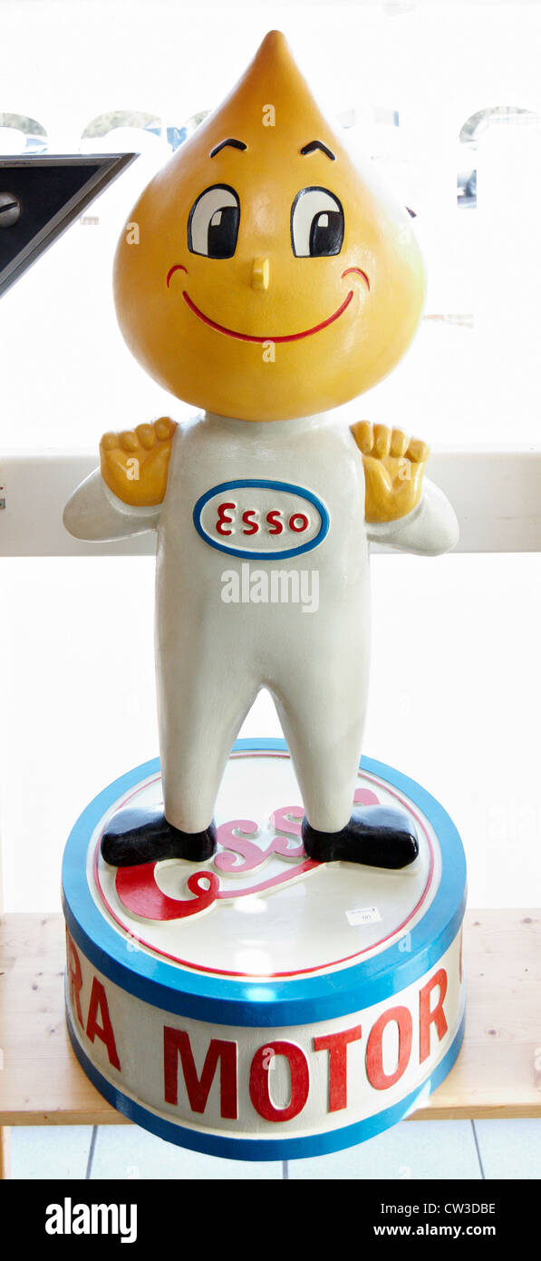 A hand painted Mr Drip used to promote Esso forms part of a classic car ...