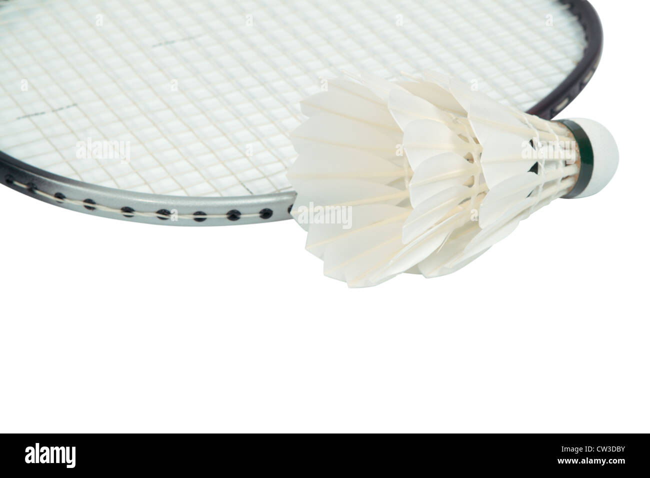 racket and shuttlecock Stock Photo - Alamy
