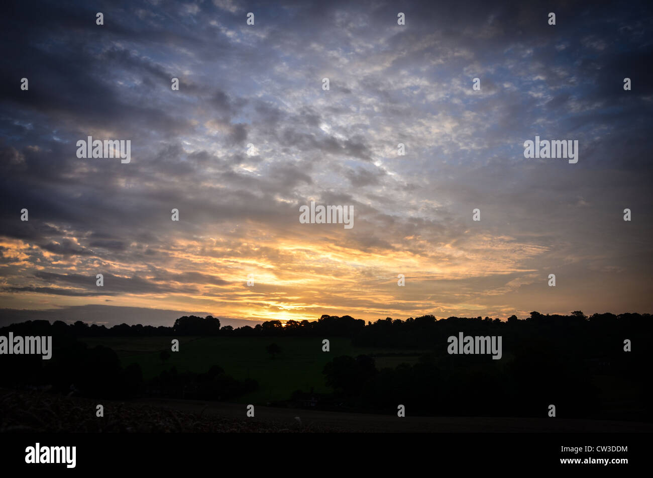 Country side landscape orange hi-res stock photography and images - Alamy