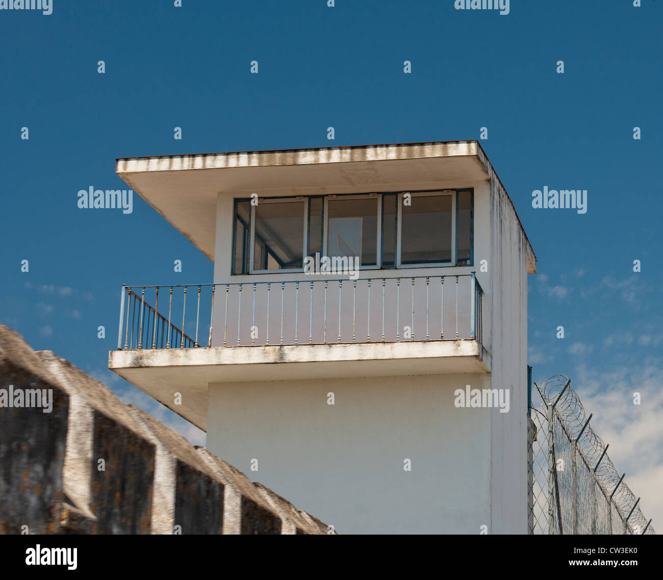 Prison guard tower hi-res stock photography and images - Alamy