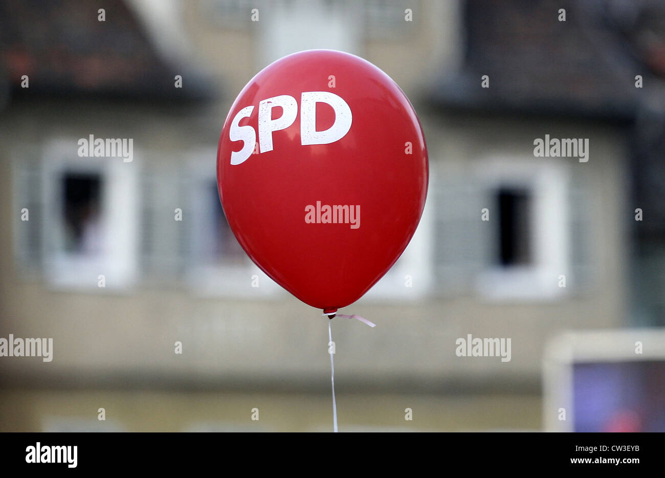 SPD Red Balloon Stock Photo - Alamy