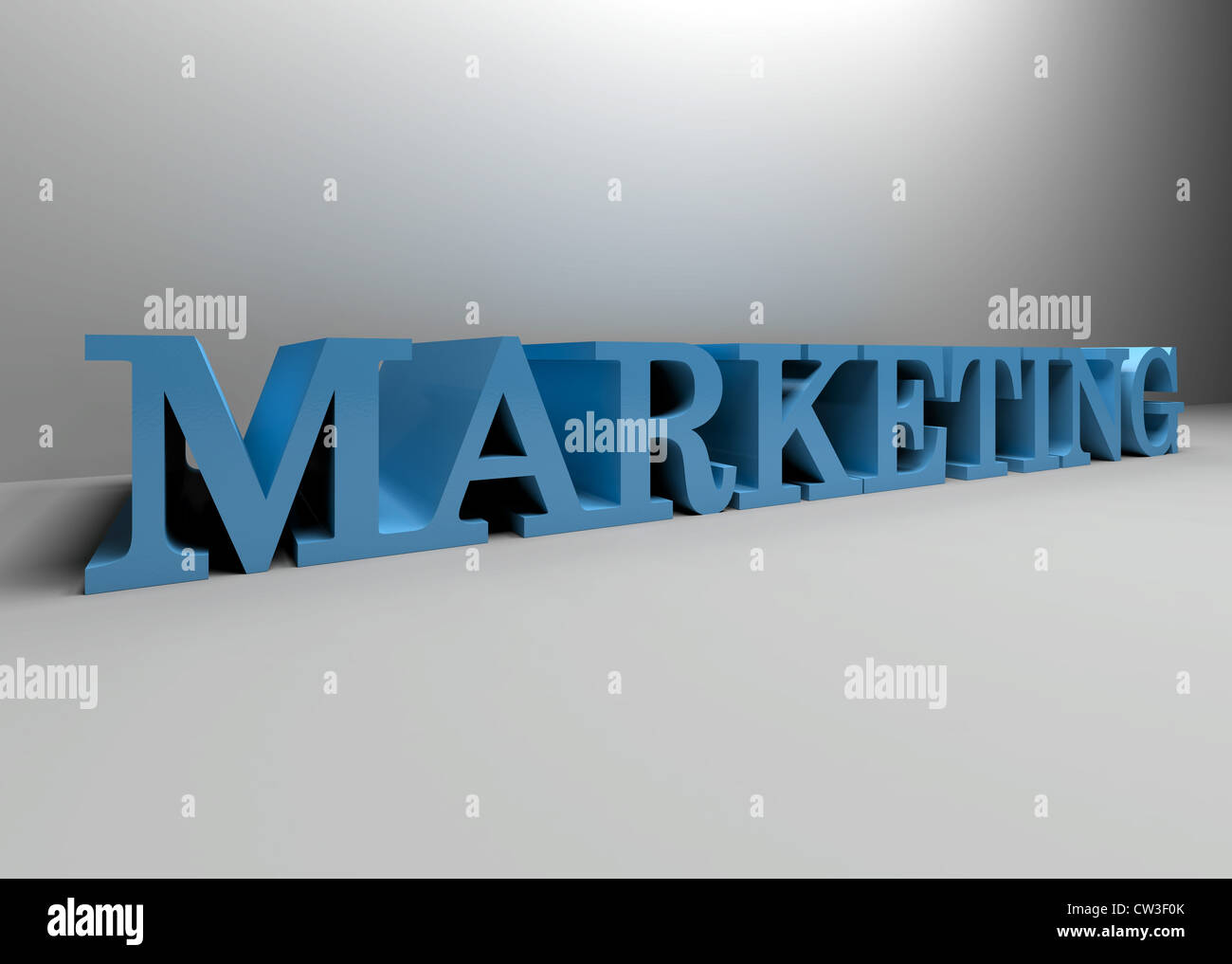 Marketing 3d text Stock Photo - Alamy
