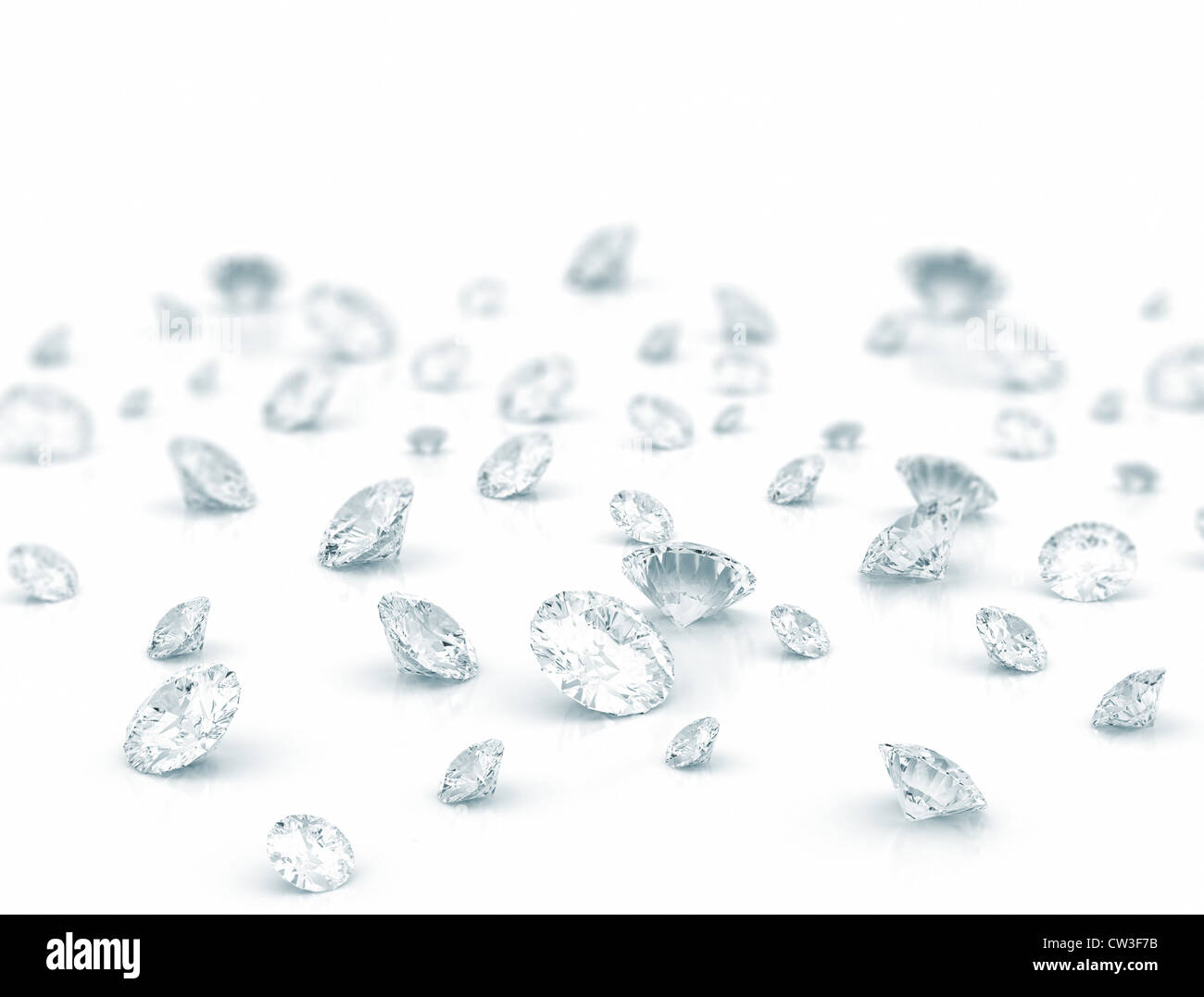 Large group of diamonds Stock Photo - Alamy