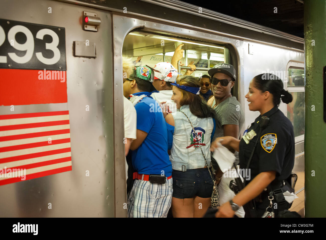American police car parade hi-res stock photography and images - Alamy