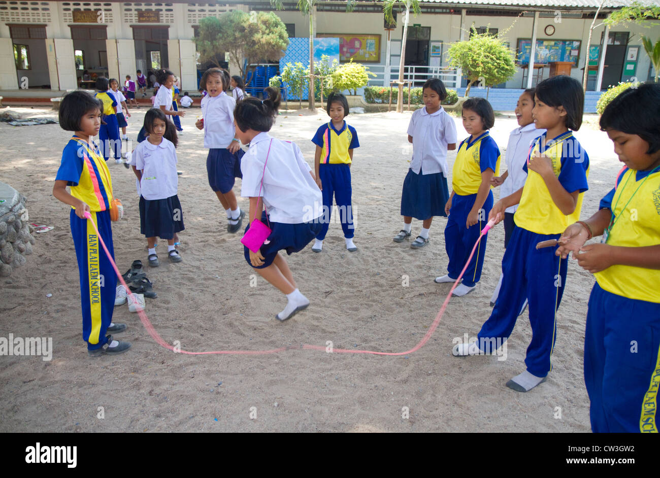 Thai school uniform hi-res stock photography and images - Alamy