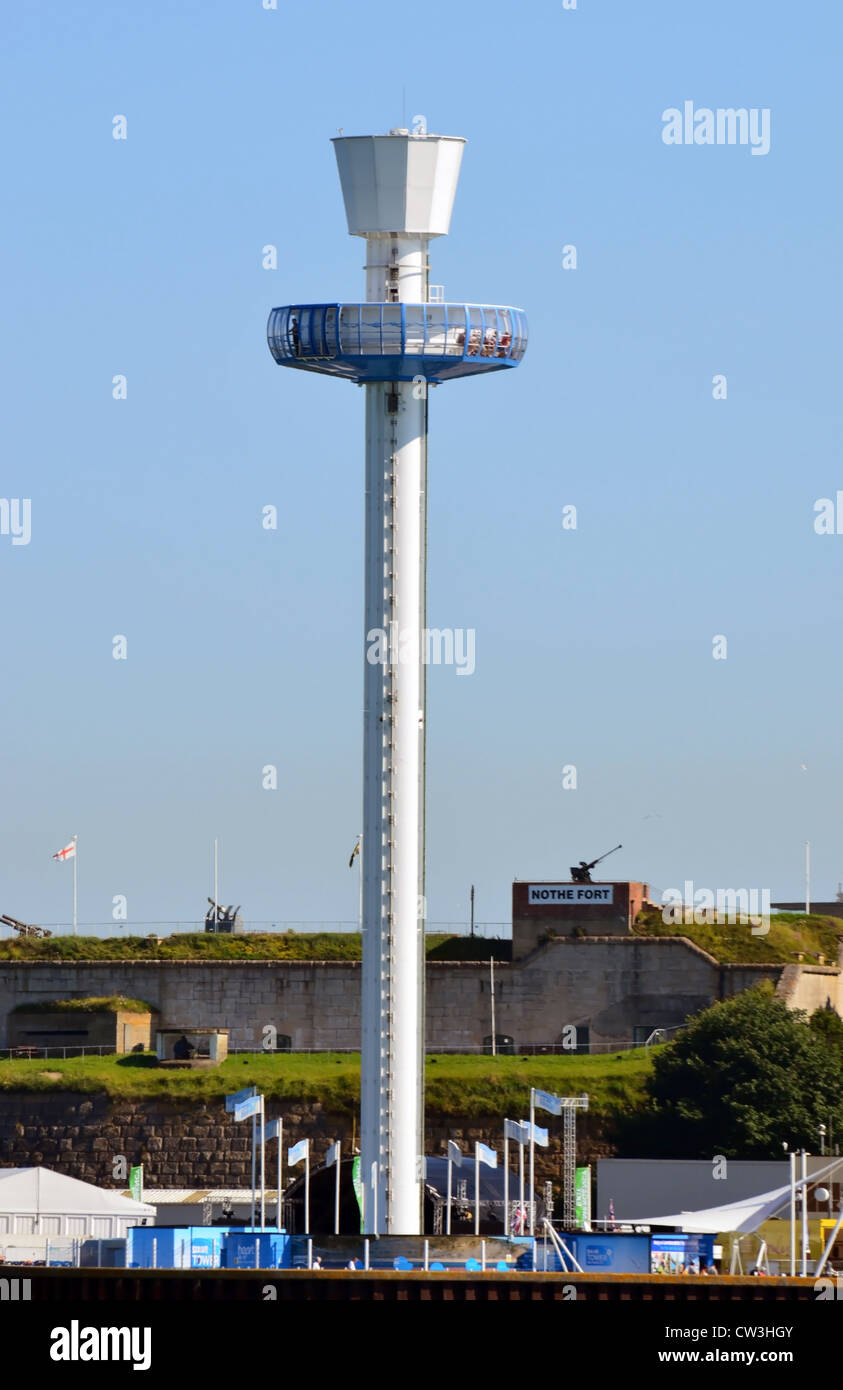 Weymouth's New Viewing Tower Stock Photo - Alamy