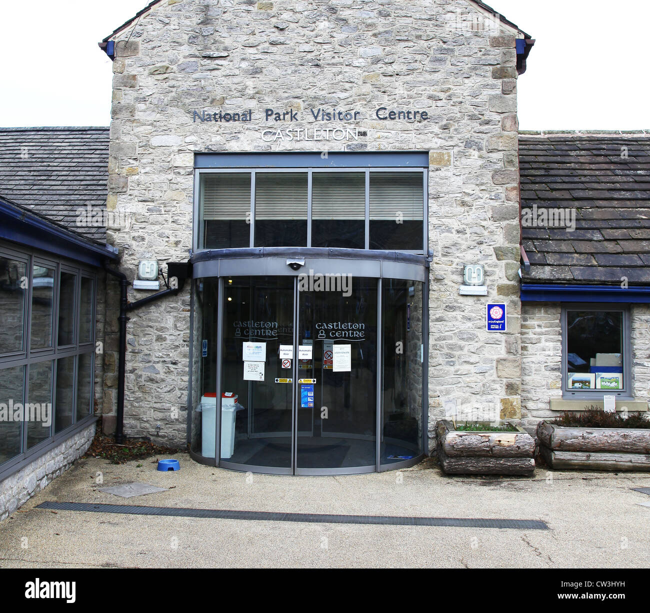 Peak District National Park visitor centre Castleton Derbyshire England ...
