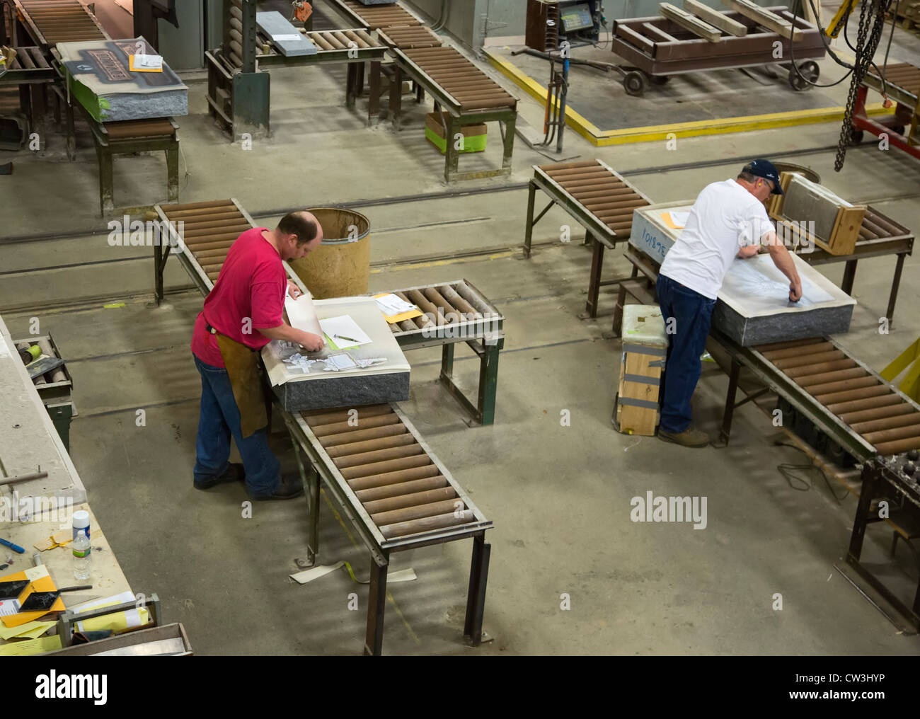 Graniteville, Vermont - The Rock of Ages corporation's granite factory ...