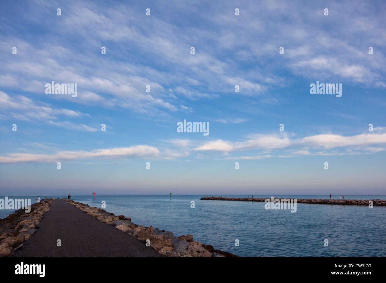 Venice Inlet, Florida Stock Photo - Alamy