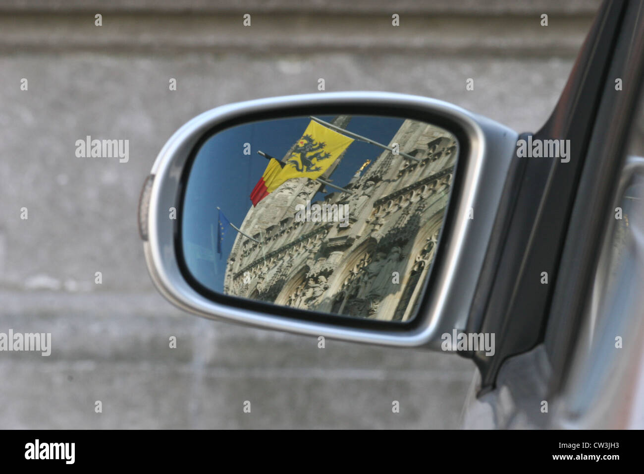 Reflection of Flag Stock Photo - Alamy