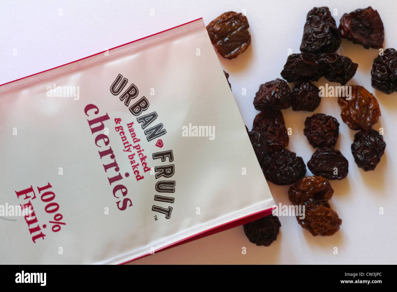 packet of Urban Fruit hand picked & gently baked cherries 100% fruit ...