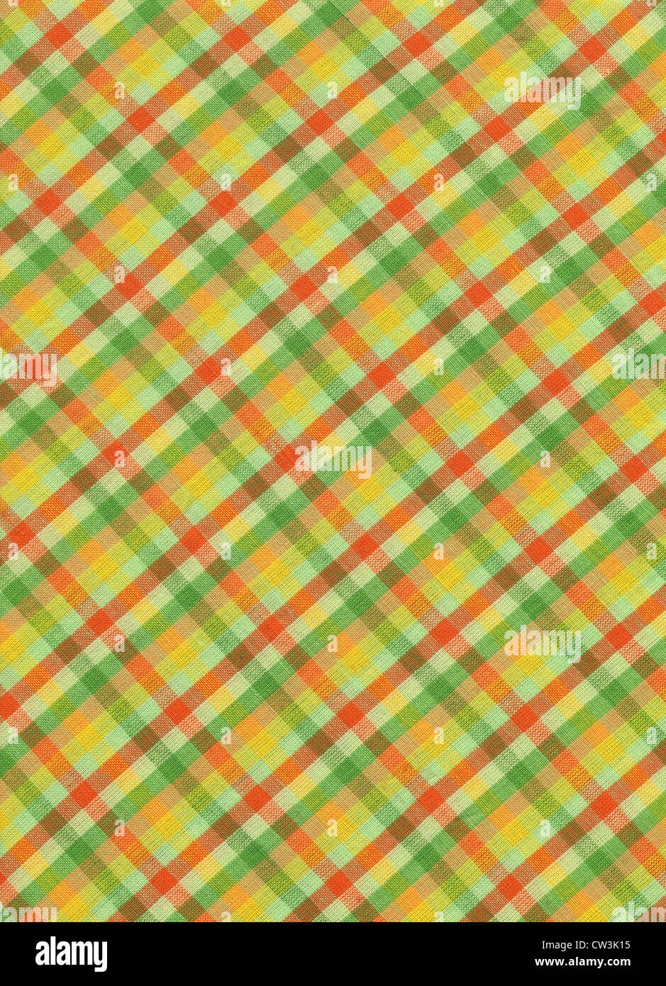 Green And Yellow Plaid Background