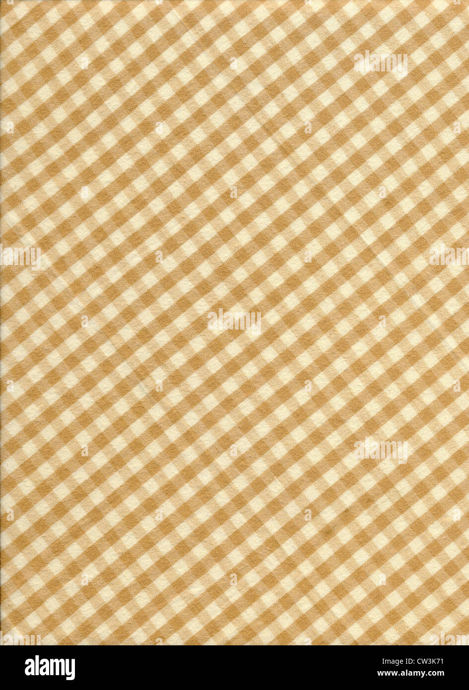 White and brown diagonal checkered fabric background Stock Photo - Alamy
