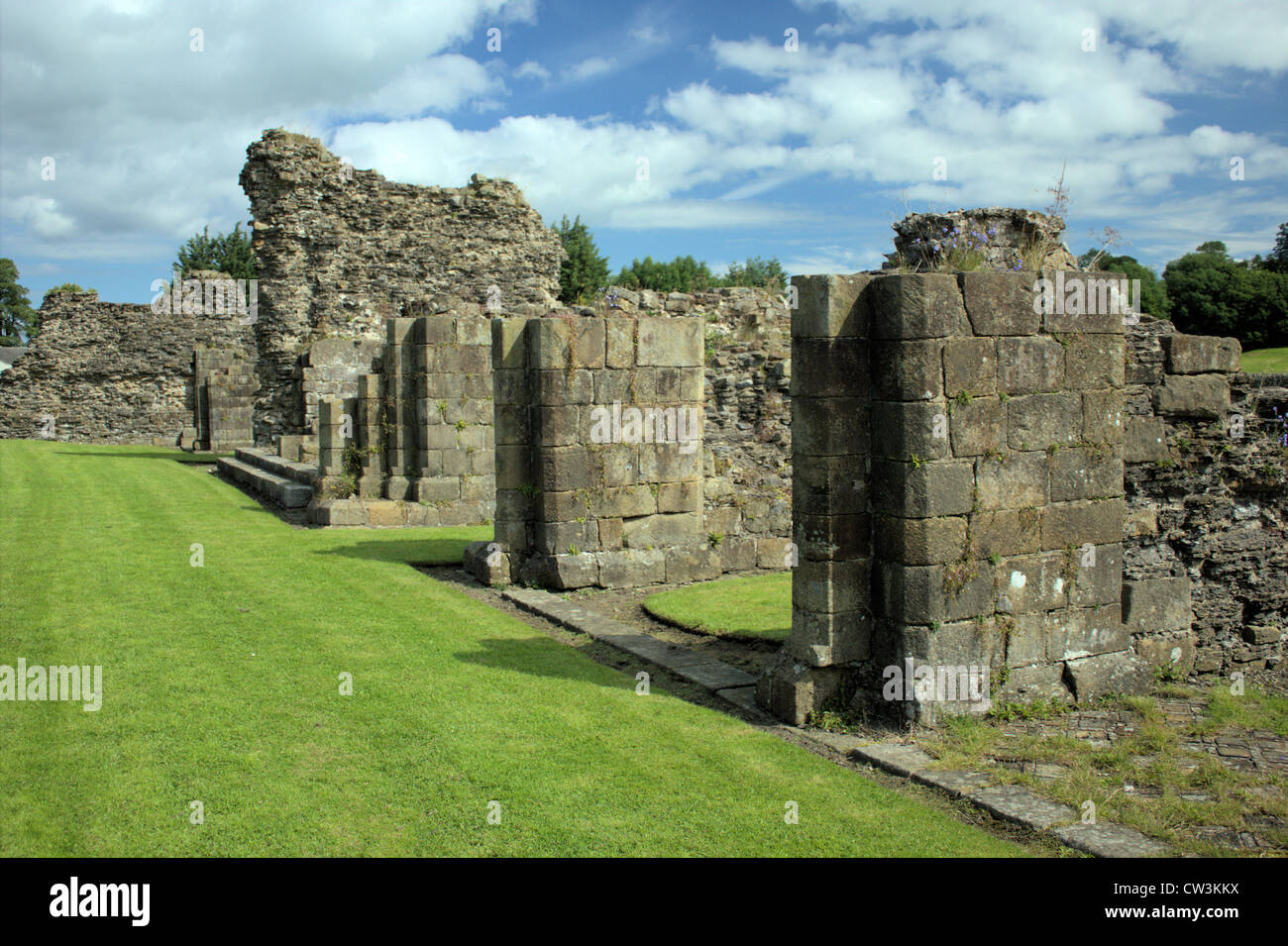 English heritage sawley abbey hi-res stock photography and images - Alamy
