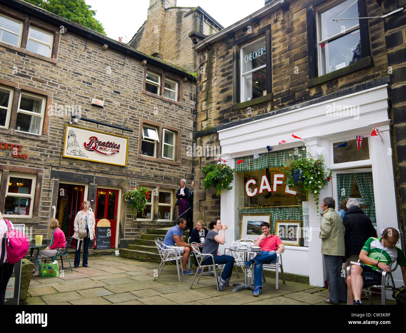 Sid's cafe in Holmfirth, the Last of the Summer Wine Country in West ...