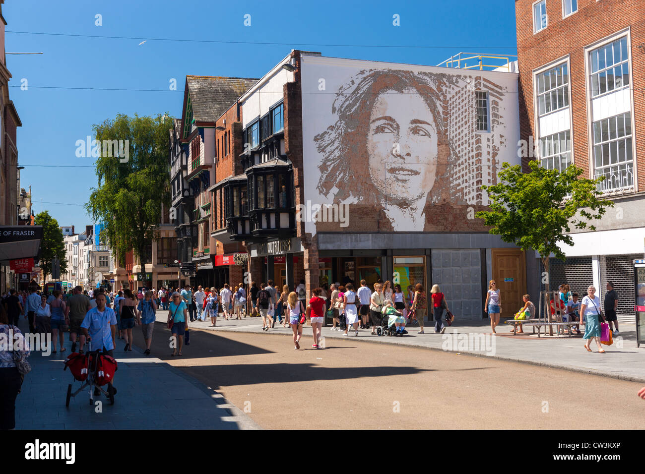 Princesshay Exeter High Resolution Stock Photography and Images - Alamy