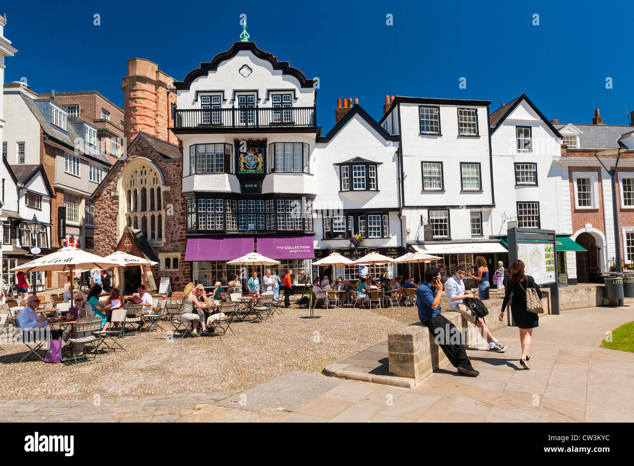 Cathedral close exeter hi-res stock photography and images - Alamy