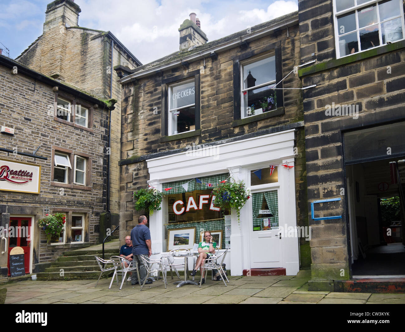 Sid's Cafe in Holmfirth, the Last of the Summer Wine Country in West ...