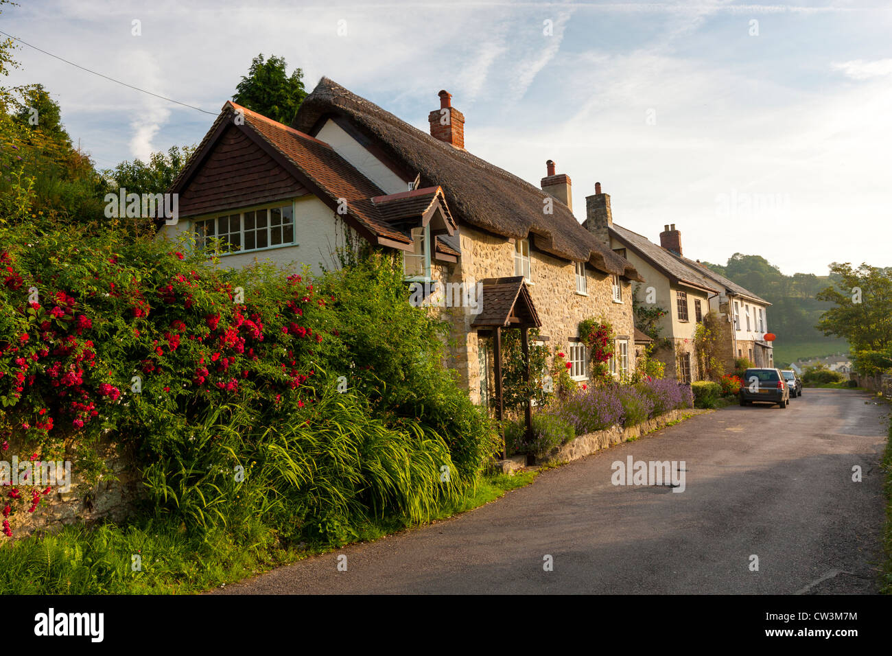 Cottage in Branscombe, Devon, England, United Kingdom, Europe Stock ...