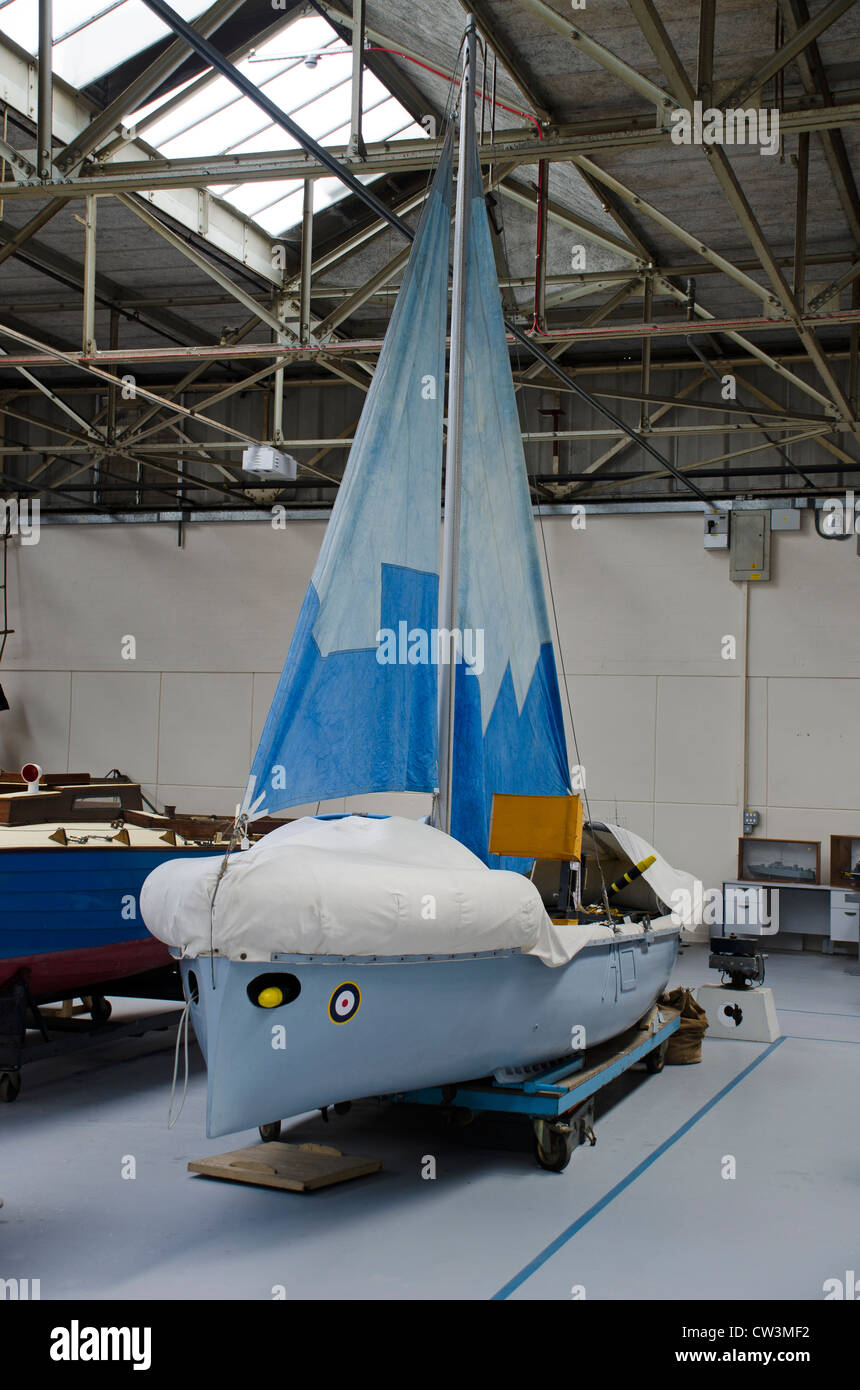 classic boat museum cowes isle of wight aerial lifeboat ww2 Stock Photo ...